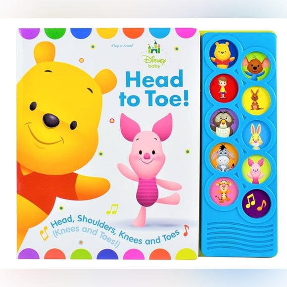 Disney | Toys | Disney Winnie The Pooh Head To Toe Interactive Book ...